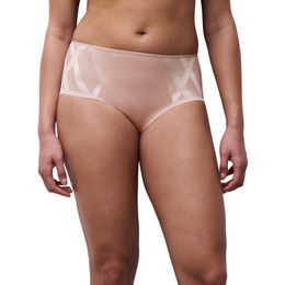 Chantelle Damen Slip &raquo;GLAZE&laquo; grafisches Gewebe mit matten und schimmernden Kontrasten rosa 40