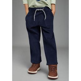 Kidsworld Jungen Kidsworld Cordhose &raquo;Breitcord-Cordhose mit Cargotaschen&laquo; L&auml;ssige Cargo-Cordhose, gerade Passform, modischer Basic-Style 134, N-Gr