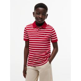 Tommy Hilfiger Jungen Poloshirt &raquo;FLAG POLO SS&laquo; Kinder bis 16 Jahre, regular fit rot 3 (98)