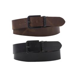 Levi's Levi's Herren Lederg&uuml;rtel &raquo;CORE METAL WENDEG&Uuml;RTEL&laquo; Reversible Core Metal Belt braun 95