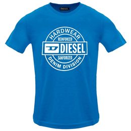 Diesel - T-shirt &bdquo;hardware Circle" In Saphirblau
