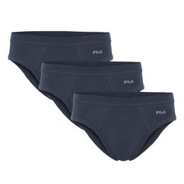 Fila Herren Slip &raquo;MAN BRIEF&laquo; mit flach verarbeiteten N&auml;hten, ohne Eingriff blau M