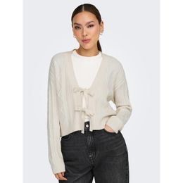 Only Damen Only Strickjacke &raquo;ONLFIA LS STRING CARDIGAN KNT NCA&laquo; Viskosemischung, regular fit XS