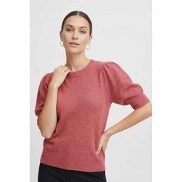Only Damen Only Strickpullover &raquo;ONLRICA LIFE 2/4 PULLOVER KNT NOOS&laquo; Materialmix, regular fit rot XS