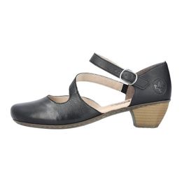 Rieker Damen Pumps , Abendschuh, Festtagsschuh,Trichterabsatz, gepolsterte Innensohle schwarz 40