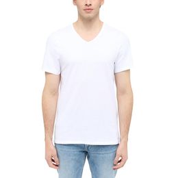 Mustang Herren Mustang T-Shirt &raquo;Amado&laquo; Packung, 2er wei&szlig; XL