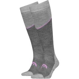 Head Herren Socken mit ergonomischer Passform grau 39-42