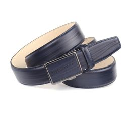 Anthoni Crown Herren Lederg&uuml;rtel blau 110