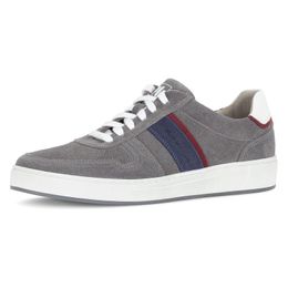 Pius Gabor Herren Sneaker Freizeitschuh, Halbschuh, Schn&uuml;rer mit Kontrastbes&auml;tze, Weite G grau 8 (42)