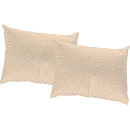 WIRTH Dekokissen &raquo;Telfort&laquo; gold Obermaterial: 100% Polyester B/L: 40cm x 60cm, 2 Stk.