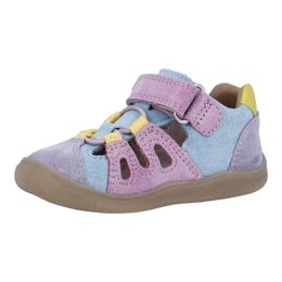 Richter M&auml;dchen Barfu&szlig;schuh &raquo;Samy&laquo; Babyschuh, Klettschuh, Gr&ouml;&szlig;enschablone zum Download, mit WMS bunt 22