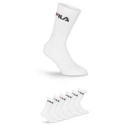 Fila Damen Tennissocken &raquo;UNISEX CREW TENNIS FULL TERRY SOCKS&laquo; 6 Paar, 6 Stk. tlg. Sportsocken, flache Zehennaht wei&szlig; 39-42