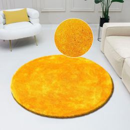 Bruno Banani Teppich &raquo;Dana Teppich, besonders weich und kuschelig, Kundenliebling&laquo; rund 30 mm H&ouml;he uni, Mikrofaser Teppiche, Wohnzimmer, Schlafzimmer, Esszimmer 