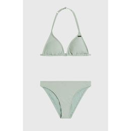 O`Neill O'neill M&auml;dchen O'Neill Triangel-Bikini &raquo;ESSENTIALS TRIANGLE BIKINI SET&laquo; 2 Stk. Triangel-Schnitt, h&uuml;ftig geschnittenes H&ouml;schen gr&uuml;n 176 (170), N-Gr