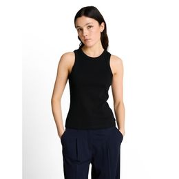 Tom Tailor Denim Damen Tom Tailor Denim Rundhalsshirt ohne &Auml;rmel L