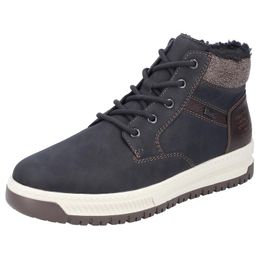 Rieker Herren Winterboots Casual-Stiefelette, Schn&uuml;rboots mit RiekerTEX-Membran schwarz 42