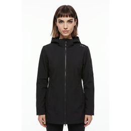 CMP Damen CMP Softshelljacke &raquo;WOMAN JACKET DET HOOD&laquo; mit Kapuze mit Kapuze, wind- und wasserabweisend 52