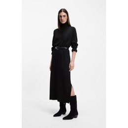 BOSS Orange Damen BOSS Orange Strickkleid &raquo;Fagliatelle Premium Damenmode&laquo; Ohne Taschen im weichen Wollmix schwarz M (38), N-Gr
