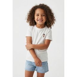 Kids Only M&auml;dchen KIDS Only T-Shirt &raquo;KMGVEGA LIFE SS REG EMB TEE BOX JRS NOOS&laquo; wei&szlig; 116