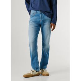 Pepe Jeans Herren Straight-Jeans &raquo;CASH&laquo; Regular Waist blau 30, L&auml;nge 32