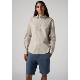 Levi's Levi's Herren Jeanshemd &raquo;BATTERY HM SHIRT SLIM&laquo; mit Logobadge grau S, N-Gr
