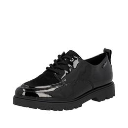 Rieker Damen Schn&uuml;rschuh Loafer, Halbschuh, Business-Schuh mit weicher Innensohle schwarz 36