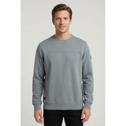 Camel Active Herren Camel Active Sweater, mit Rundhals grau M