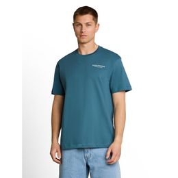 Tom Tailor Denim Herren Tom Tailor Denim Rundhalsshirt blau M