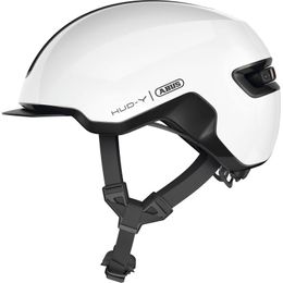 Abus Fahrradhelm &raquo;HUD-Y&laquo; wei&szlig; S Kopfumfang: 51cm - 55cm Fahrradhelm