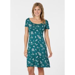 Ragwear Damen Minikleid &raquo;LUNNGO DRESS PRINT&laquo; Elastische Viskosemischung mit dezentem R&uuml;ckenausschnitt XL, N-Gr