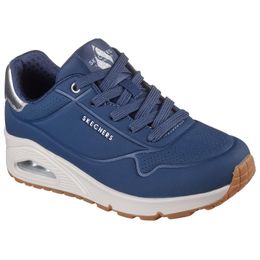 Skechers Damen Sneaker &raquo;UNO GOLDEN AIR&laquo; Freizeitschuh, Halbschuh, Schn&uuml;rschuh mit Metallic-Einsatz blau 42