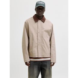 Jack & Jones Jack & Jones Damen Kurzjacke &raquo;JJEGRAHAM WORKER JACKET SN&laquo; mit Fly-Away-Kragen XXL