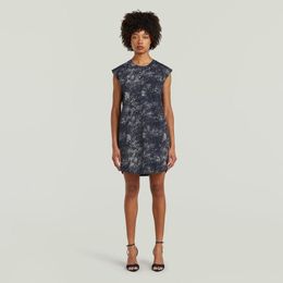 G-Star Raw G-Star Damen G-STAR Jerseykleid Eingrifftaschen mit Taschen in der Seitennaht blau XS, N-Gr
