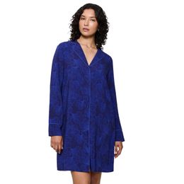 Triumph Damen Nachthemd &raquo;Boyfriend Fit NDW 03&laquo; bequem und stilvoll blau 36, N-Gr