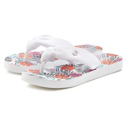 Venice Beach Damen Badezehentrenner &raquo;Sandale, Badeschuh, Sommerschuhe, Badelatsche, Flip Flop, Badeschlappe&laquo; Zehentrenner mit wasserabweisender und 