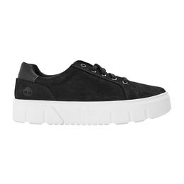 Timberland - "Laurel Court" Sneaker f&uuml;r Damen, Niedrig geschnitten, Plattform-Absatz (Schwarz)