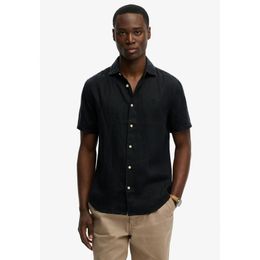 Superdry Herren Leinenhemd &raquo;RIVIERA S/S LINEN SHIRT&laquo; aus 100% Leinen L, N-Gr