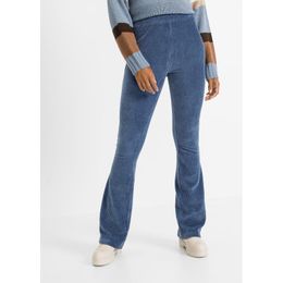bonprix Damen bonprix Leggings mit Elasthan-Anteil, Skinny Fit, mit bequemem Gummibund blau 40/42 (M), N-Gr