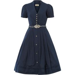 Almsach 2-in-1 Halbarm-Dirndlkleid Dunkelblau (Gr&ouml;&szlig;e: 34)