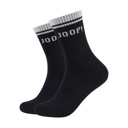 JOOP! Herren JOOP! Tennissocken &raquo;premium casual&laquo; 2 Paar, mit verst&auml;rkter Ferse und Zehen grau 43-46