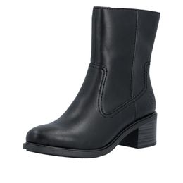Rieker Damen Stiefelette Boots, Klassik-Stiefelette mit Blockabsatz schwarz 43