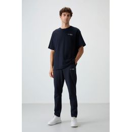 Herren Oversized Baumwoll-Polyester Aktivset
