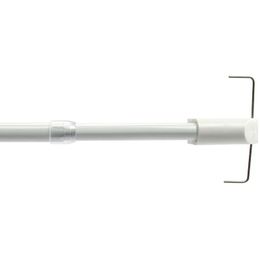 Liedeco Scheibenstange &Oslash; 12 mm 1 l&auml;ufig-l&auml;ufig ausziehbar wei&szlig; Kunststoff, Metall L: 55cm - 85cm &Oslash; 12mm, 1 l&auml;ufig