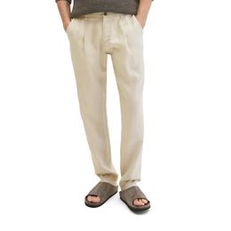 Marc O'Polo Marc O'polo Herren Marc O'Polo Leinenhose &raquo;Osby jogger pleats&laquo; beige 33, L&auml;nge 32