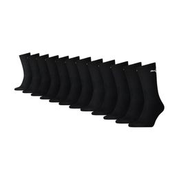 Puma Herren Puma Socken &raquo;Puma CREW SOCK 12P ECOM&laquo; 12 Paar schwarz 47-49