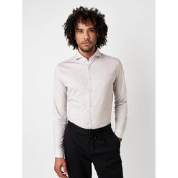 DESOTO Herren DESOTO Langarmhemd &raquo;Jerseyhemd Essential Hai langarm&laquo; Flexibler Stretch beige 41, N-Gr