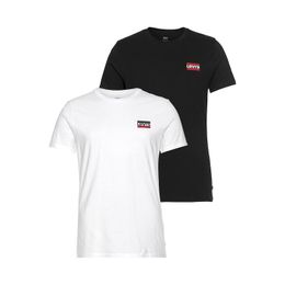 Levi's Levi's Herren T-Shirt &raquo;LE 2PK CREWNECK GRAPHIC&laquo; 2 Stk. schwarz-wei&szlig; S