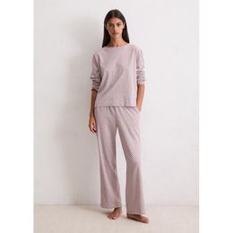 Marc O'Polo Marc O'polo Damen Marc O'Polo Longsleeve &raquo;Mix -n-Match&laquo; Lange &Auml;rmel, Rundhalsausschnitt, Cotton, feminin rosa L