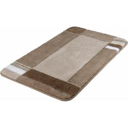 Kleine Wolke Badematte &raquo;Padova, Badvorleger, Badezimmer Teppich&laquo; H&ouml;he 20 mm rutschhemmend beschichtet fu&szlig;bodenheizungsgeeignet Badteppich, modernes Design, mit 