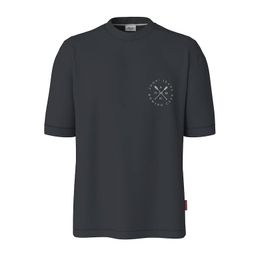 JOOP! Joop Jeans Herren T-Shirt &raquo;Rovenor&laquo; normale Passform, gro&szlig;er R&uuml;ckenprint grau M